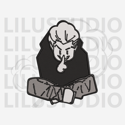 Embroidery Designs for Kinji Hakari Jujutsu Kaisen character | LiluStudio