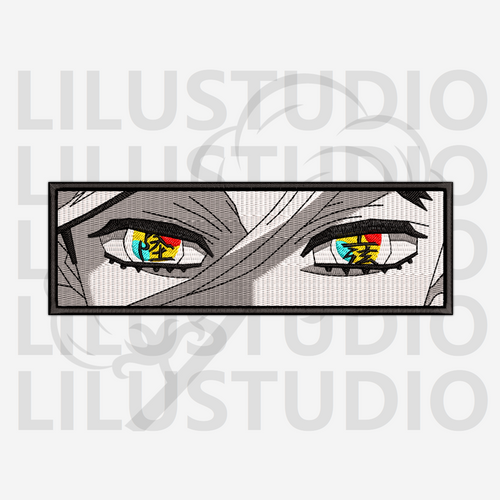 Embroidery Designs for Doma Demon Slayer character | LiluStudio
