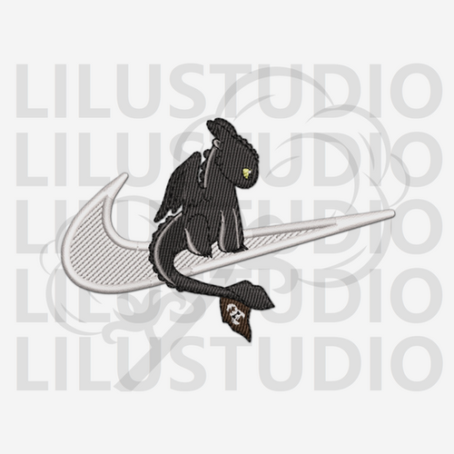 Embroidery Design for Toothless How to Train Your Dragon character ...