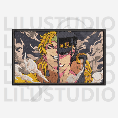 Embroidery Design for Jotaro & Dio JoJo's Bizarre Adventure character ...