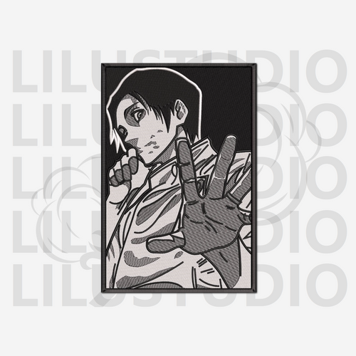 Embroidery Designs for Yuta Okkotsu Jujutsu Kaisen character | LiluStudio