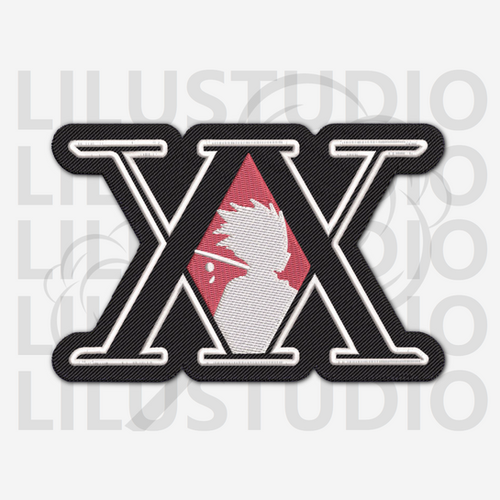Embroidery Designs for Hunter × Hunter logo | LiluStudio
