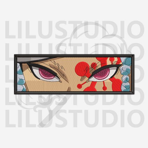 Embroidery Designs for Uzui Tengen Demon Slayer character | LiluStudio