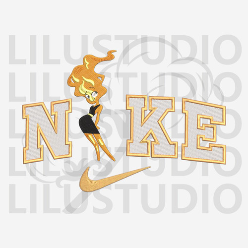 Embroidery Design for Ember Lumen Elemental character | LiluStudio