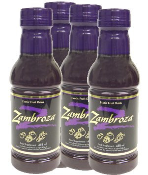 Zambroza Antioxidant Fruit Drink (4 x 458 ml) | nspjersey