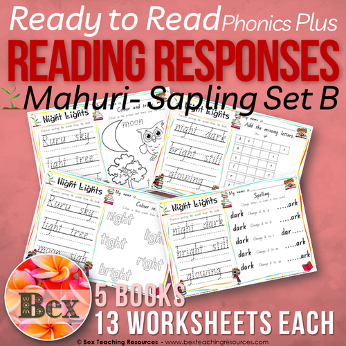 Mahuri - Set B - Ready to Read Phonics Plus - Reading Responses ...