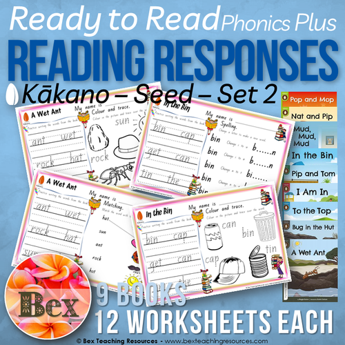 Kakano - Seed - Set 2 - Ready to Read Phonics Plus - Reading Responses ...