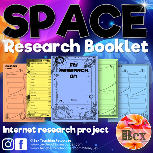 SPACE - Research Booklet | BexTeachingResources