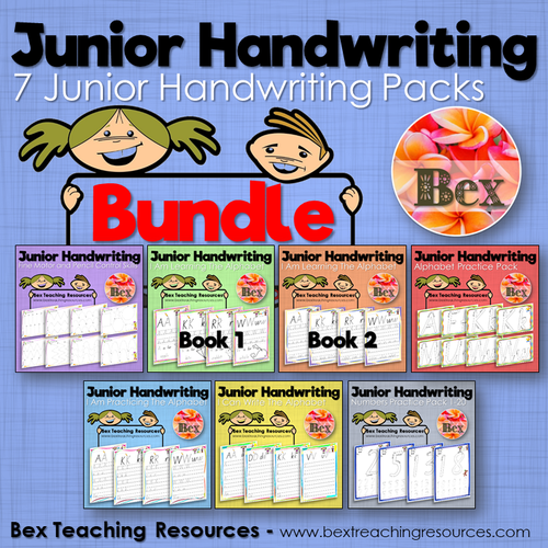 Junior Handwriting -Bundle | BexTeachingResources