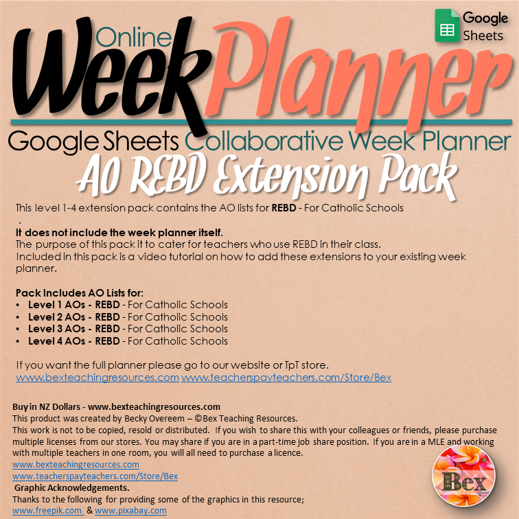 NZ Teacher Planning | Bex Teaching Resources | NZ Planning Teaching ...