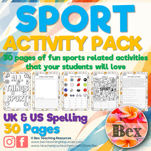 Sport Activity Pack | BexTeachingResources