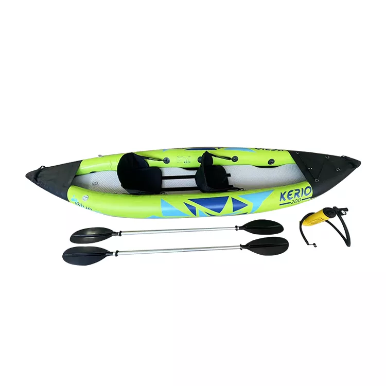 2 Person Inflatable Kayak Boat With Skegs & Fin | OTTop