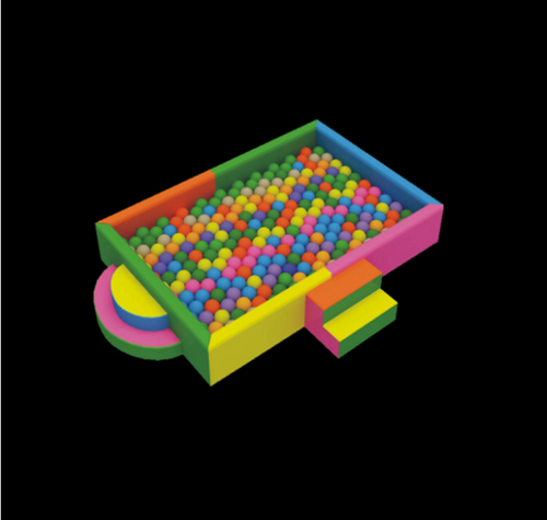 Rectangle Soft Ball Pit & Balls | OTTop