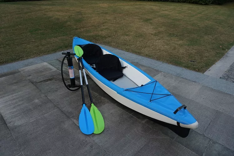 2 Person Top Grade Drop Stitch Inflatable Canoe & Accessories | OTTop