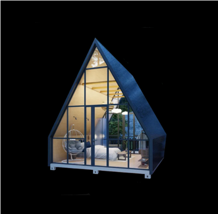 Prefab Modern V2 Triangle Cabin | OTTop
