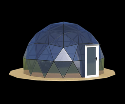 Triangle Glass Geodesic Domes | OTTop