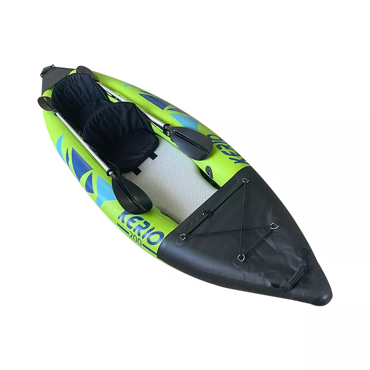 2 Person Inflatable Kayak Boat With Skegs & Fin | OTTop