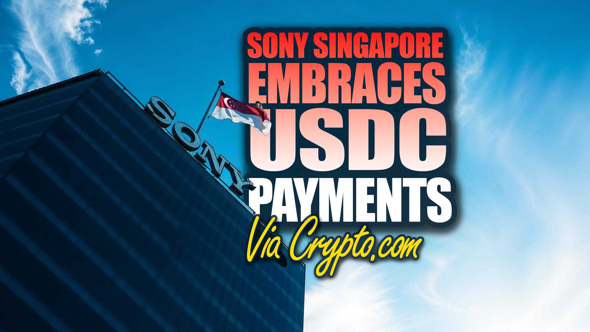 Sony Singapore Embraces USDC Payments via Crypto.com