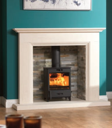Fireline™ FQ5 multifuel stove - With Modern Door | South West Stoves