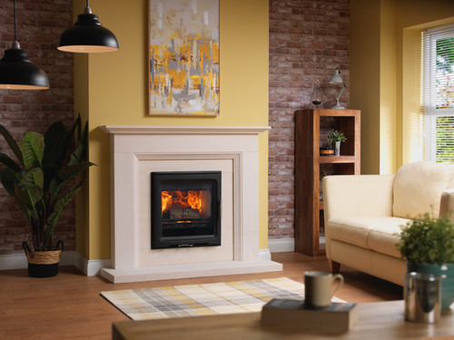 Purevision BPV5iW 4 sided inset multifuel stove | South West Stoves