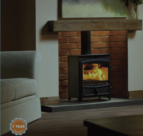Fireline™ FX8 multifuel stove with Curved Door | South West Stoves