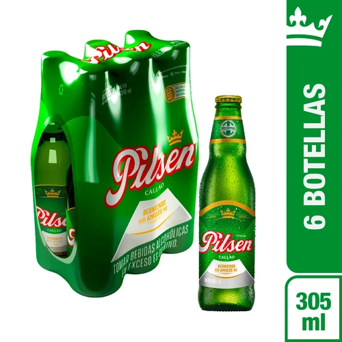 Cerveza PILSEN Callao six pack | Distribuidora Phc