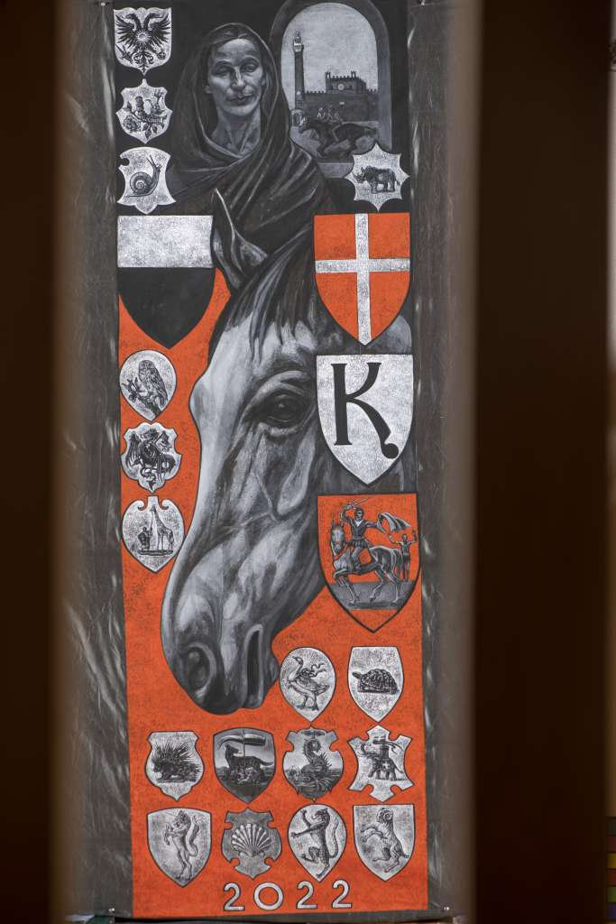 Drappellone, First Version | Emma Sergeant