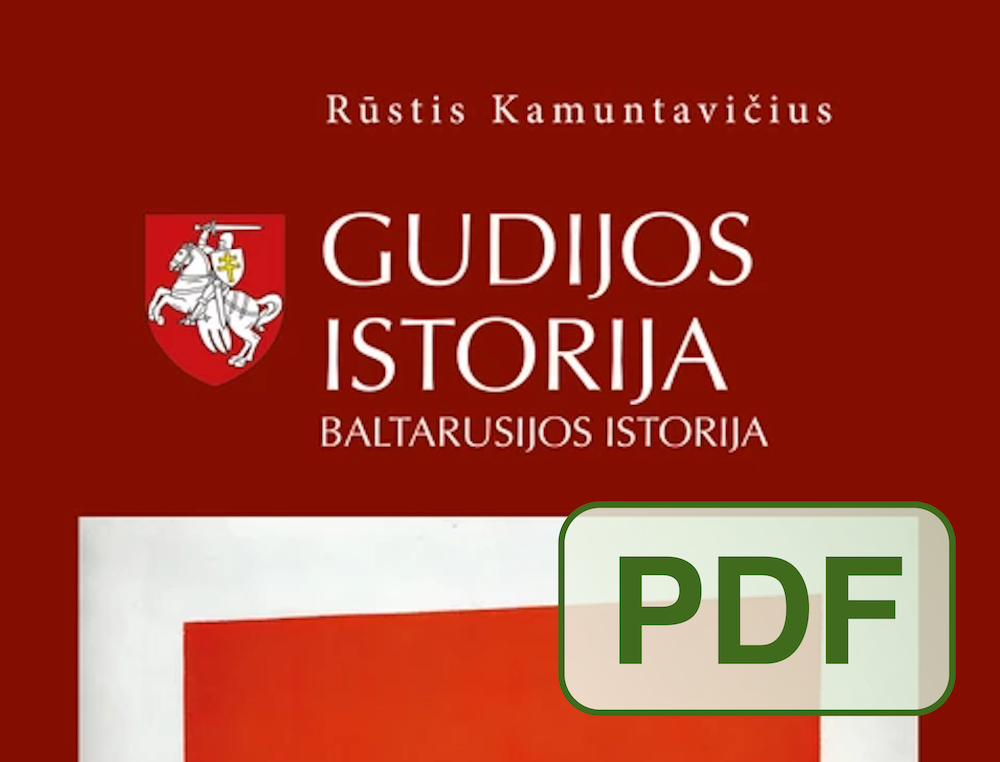 Gudijos istorija – pirmoji Baltarusijos istorija lietuvių kalba