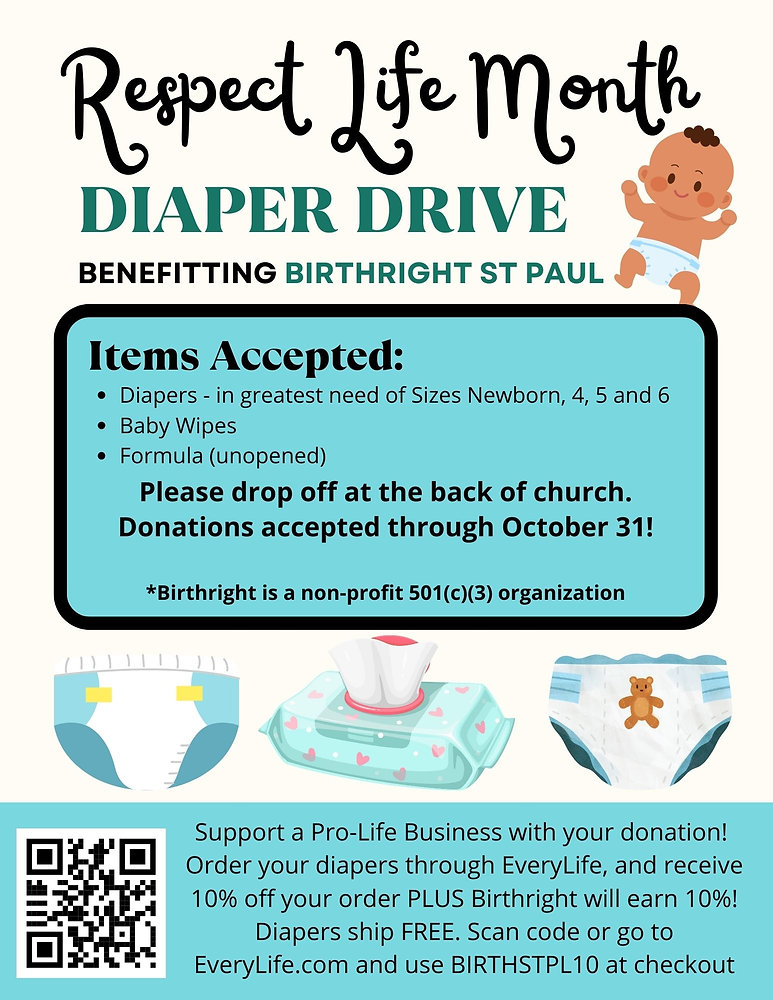 Diaper Drive (by Oct 31)