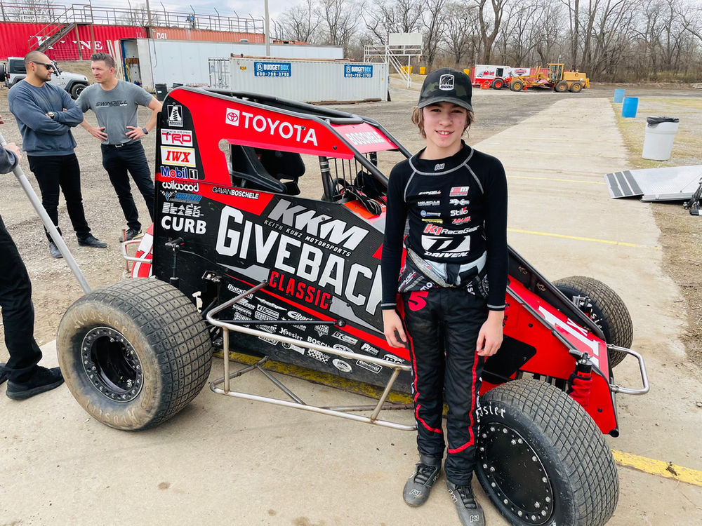 Gavan Boschele Signs with Keith Kunz Motorsports for Partial POWRi Schedule