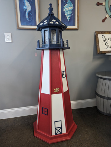 5' Poly Lighthouse | Shore Outdoor