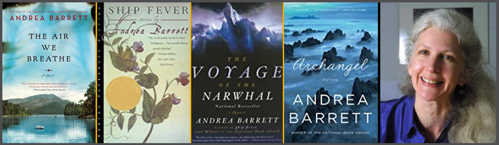 Author Andrea Barrett's advice: "Read, write, walk, repeat"