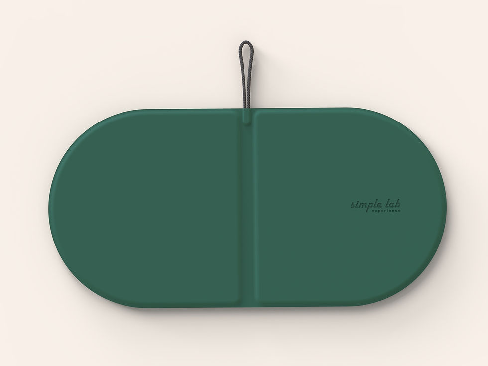 TeaPad foldable mini tea tray | SimpleLabExperience