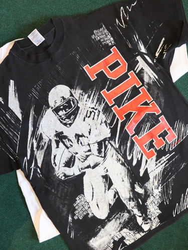 ΠKA - Pi Kappa Alpha - PIKE Football Vintage T-Shirt - All Over Print ...