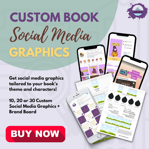 Custom Book Social Media Graphics | Water Rocks Publish