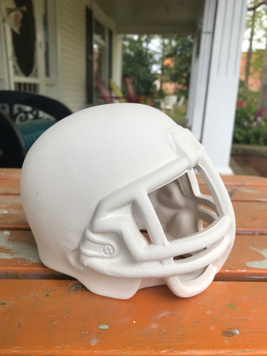 Football Helment Pottery To Go Kit | artboxceramics