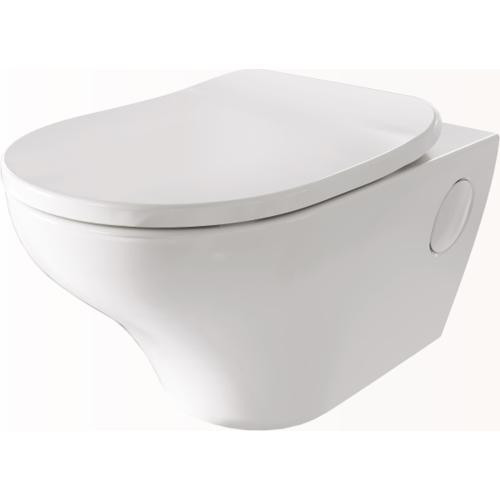 Apt Round Wh Bowl With Pp Seat White | sunrisehomesolutions