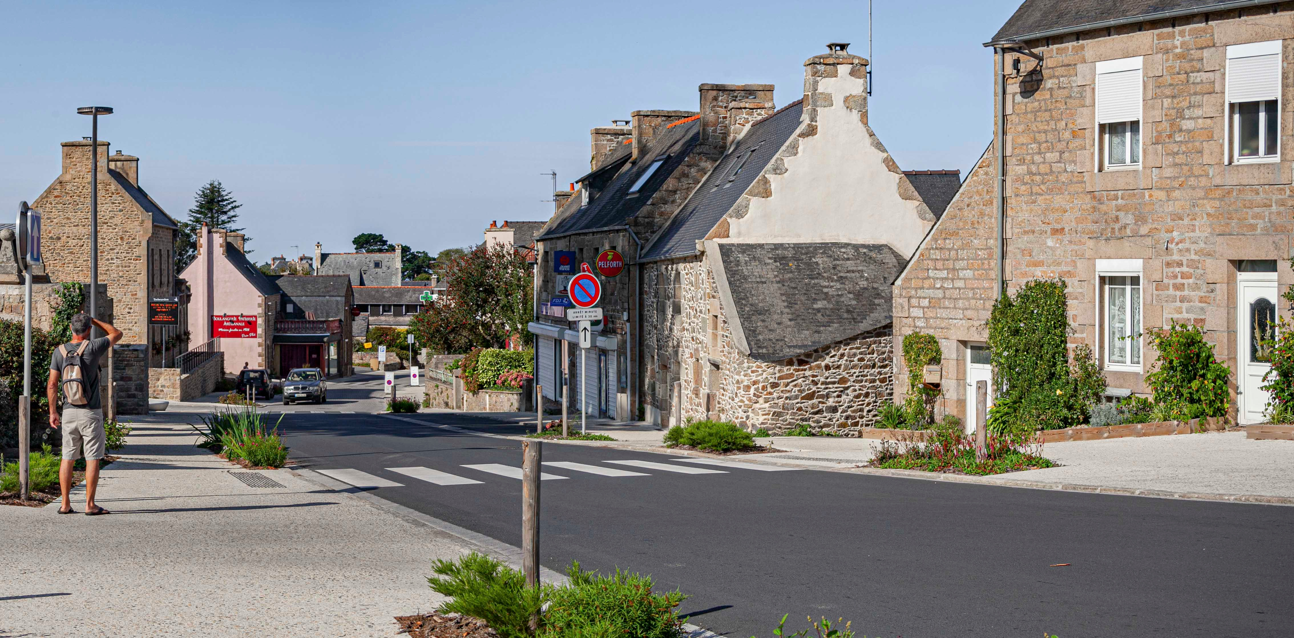 Rue des Plages – Trébeurden | Espaces Publics | A3 paysage