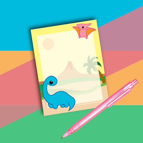 Dino Notepad 30 sheets | BeyondtheBoxCreation
