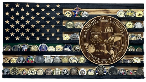 Challenge Coin Flag | Grove Custom Works