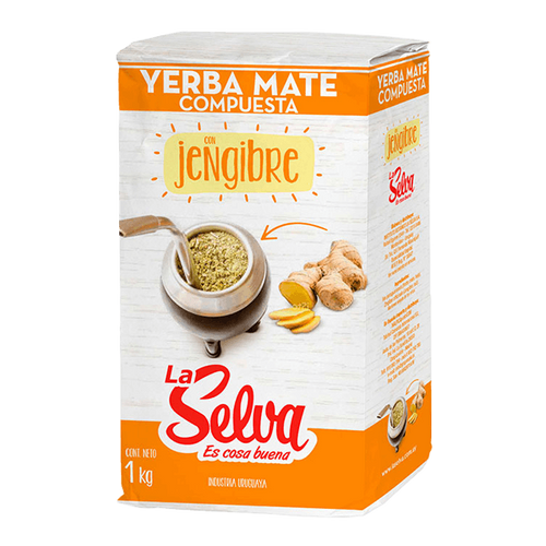 Yerba mate La Selva jengibre (ginger) | Yerbas Uruguayas