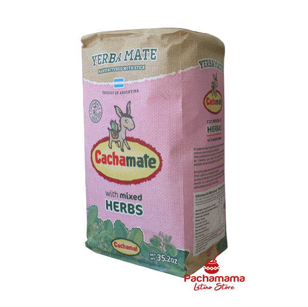 Yerba mate Cachamate with herbs 1 kg | Pachamama LatinStore