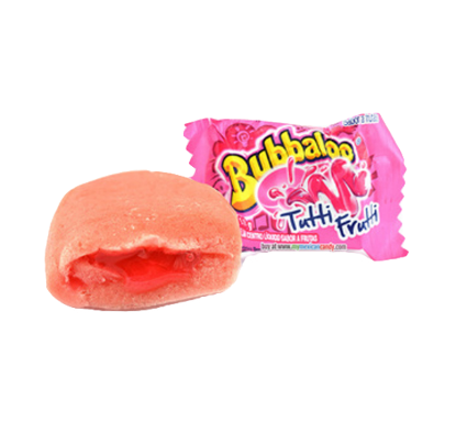 Bubbaloo Tutti-Frutti chewing gum| Lollies from Southamerica