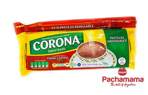 Corona chocolate with cloves and cinnamon | Pachamama LatinStore