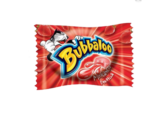 Bubbaloo Strawberry chicle (chewing gum)| Latino lollies