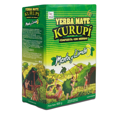 Yerba mate Kurupi (mint and lemon) | Yerba mate Paraguay