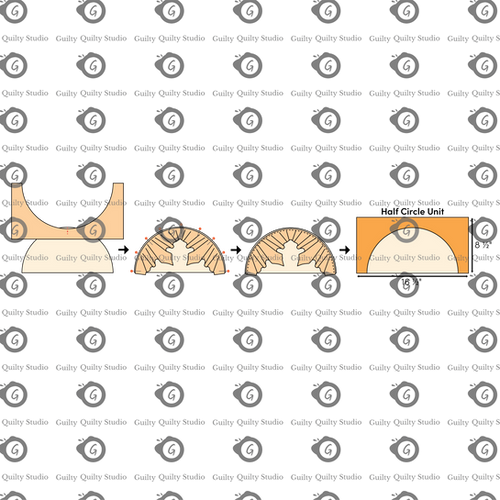 Half Circle Graphics | Guilty Quilty Studio