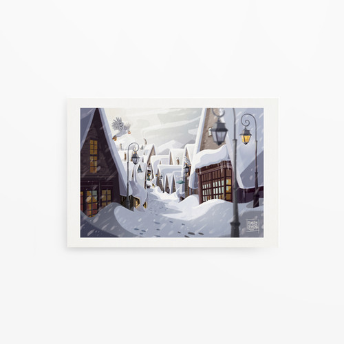 Illustration A4 Hogsmeade | Amay Sancha