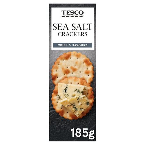 TESCO - SALT AND PEPPER CRACKER 185G | Pablo's Global Foods