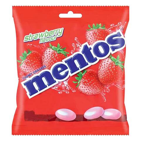 Chewy Candy Mentos Strawberry Flavour | Pablo's Global Foods